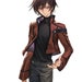 Mens Code Geass Anime Cosplay Costume Lelouch Lamperouge Brown Jacket ...
