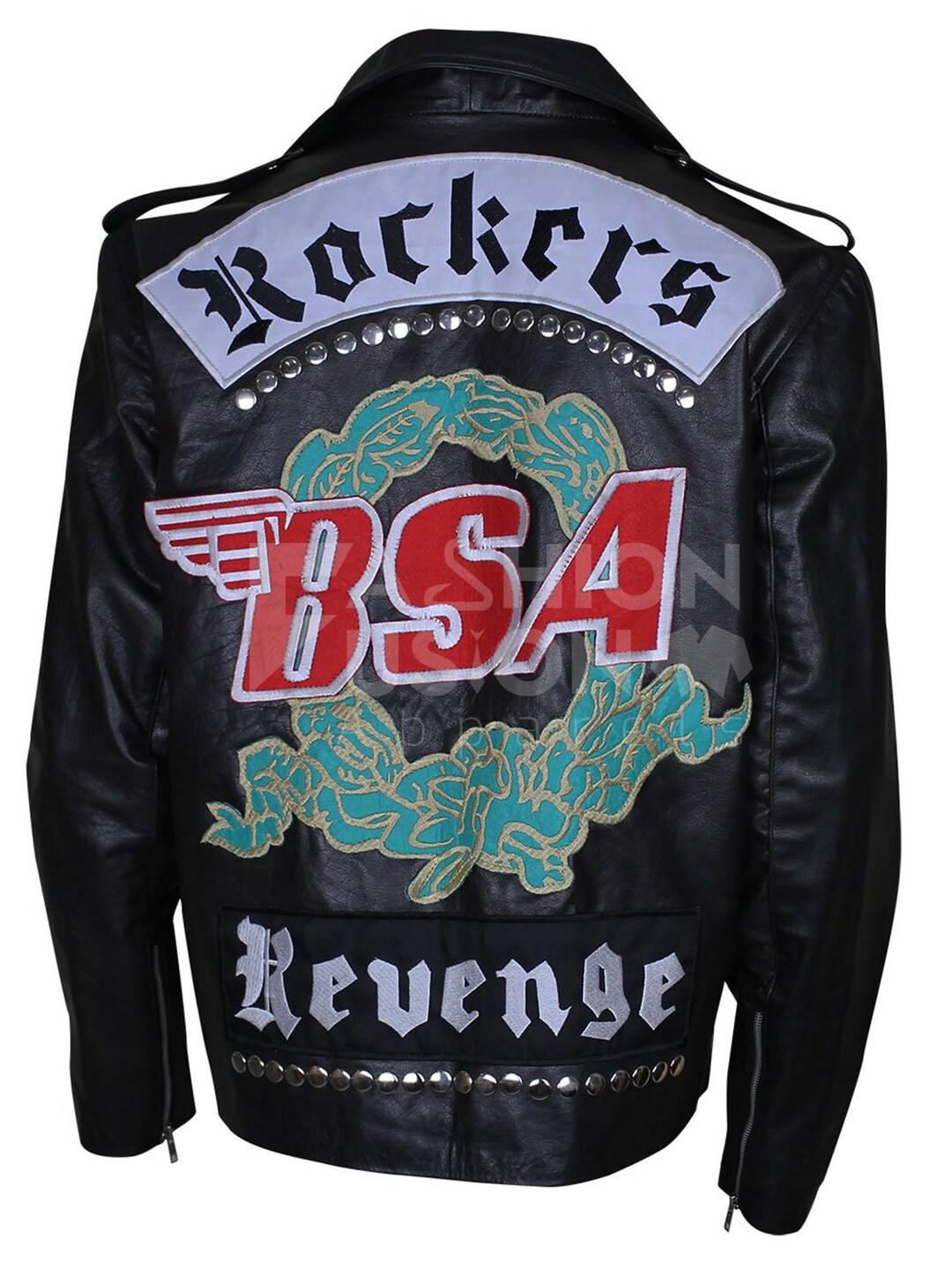 Men's George Michael BSA Faith Rockers Revenge Cosplay Motorcycle ...
