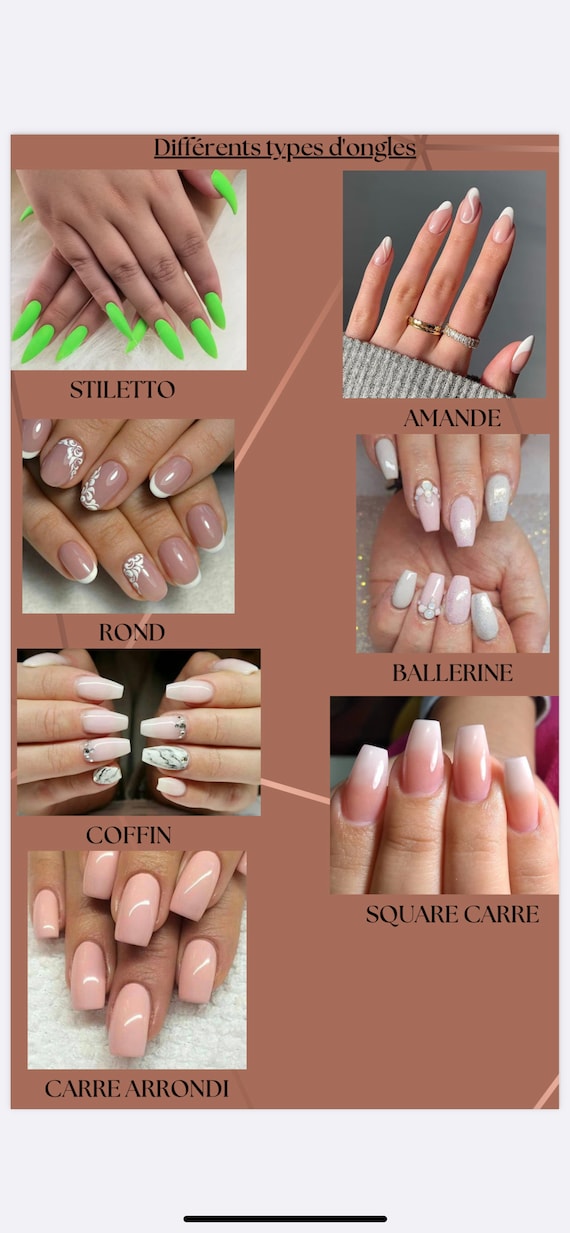 Different nail shapes