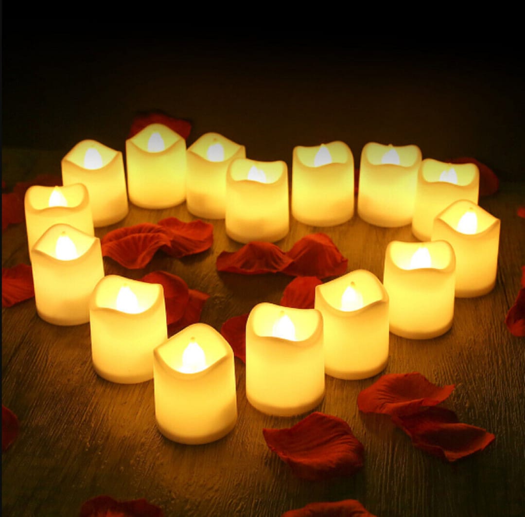 48 Pieces Premium Flameless Candles Battery Operated Led Tea - Etsy