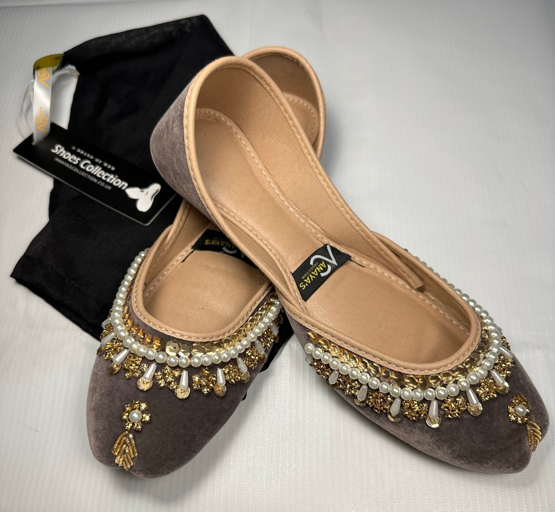 Handmade Ladies Pakistani Indian Fancy Khussa Punjabi Jutti for Women ...