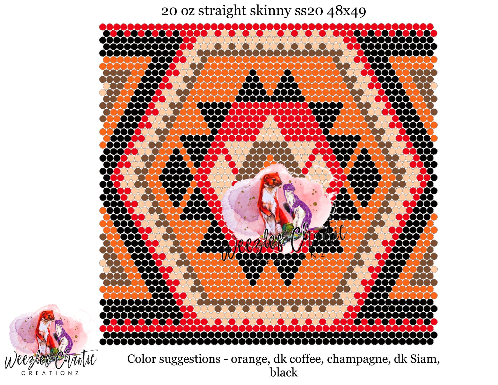 5 Mm Aztec Inspired Rhinestone Template - Etsy