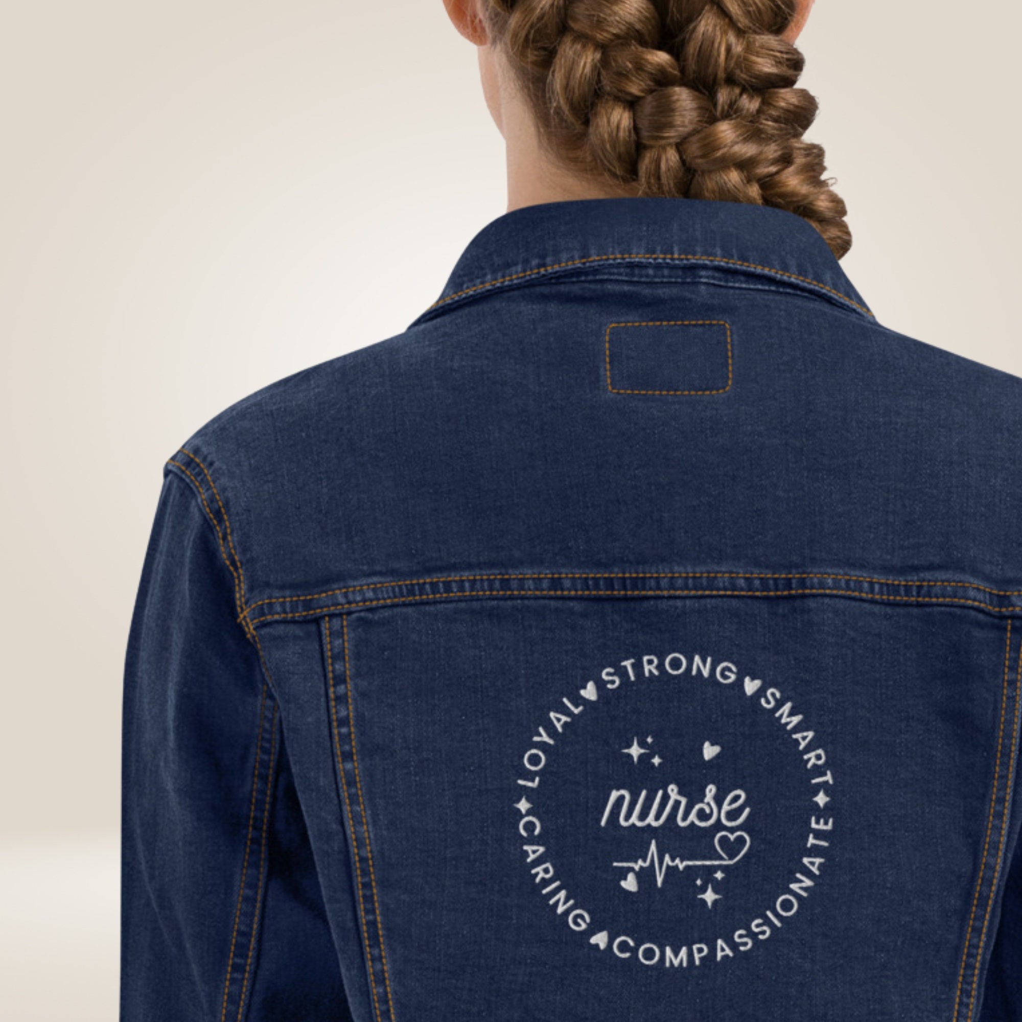 Nurse Jacket Personalized Personalized Nurse Denim Jacket - Etsy