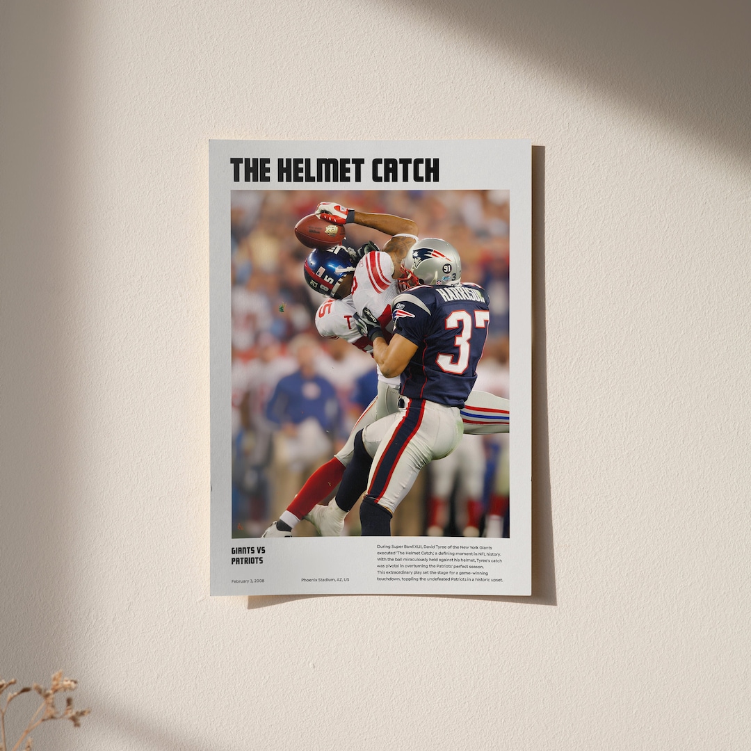 The Helmet Catch | David Tyree | New York Giants Vs New England ...