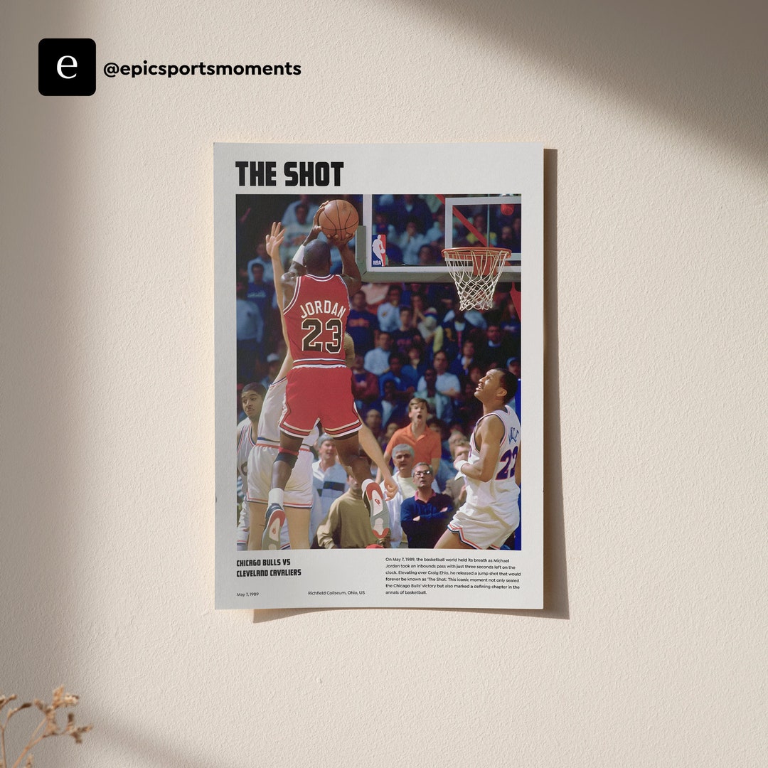 The Shot | Michael Jordan | Chicago Bulls Vs. Cleveland Cavaliers | May ...