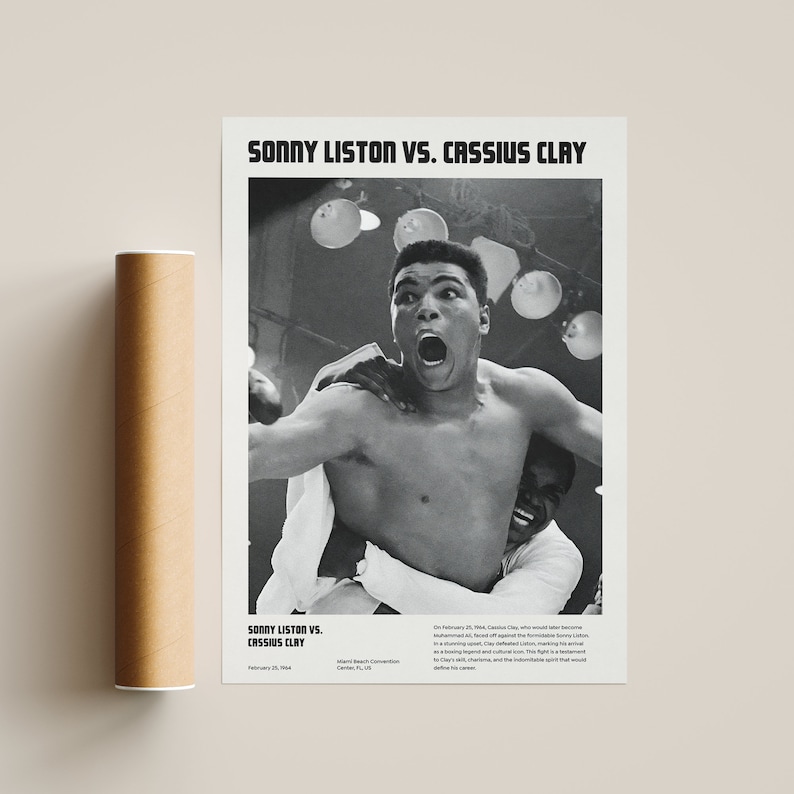 Sonny Liston Vs. Cassius Clay | Muhammad Ali | February 25, 1964 ...