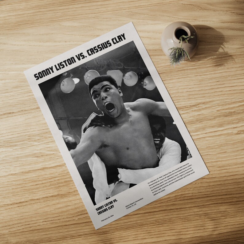 Sonny Liston Vs. Cassius Clay | Muhammad Ali | February 25, 1964 ...