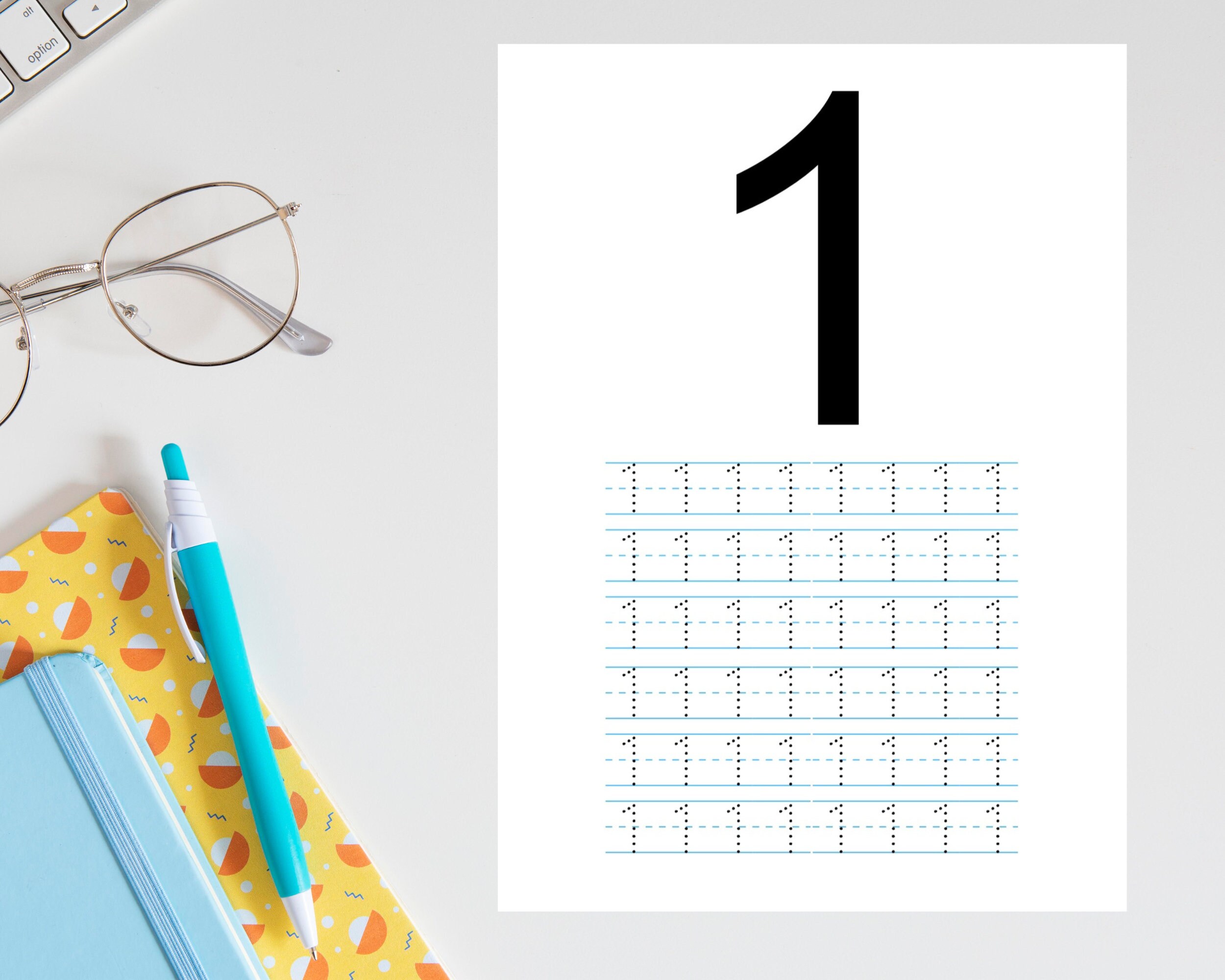 Numbers Tracing A4, Learning Numbers, From 0 to 9, Active Sheets for ...
