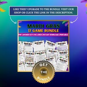 Mardi Gras Word Search, Word Search Game, Mardi Gras, Carnival, Games ...