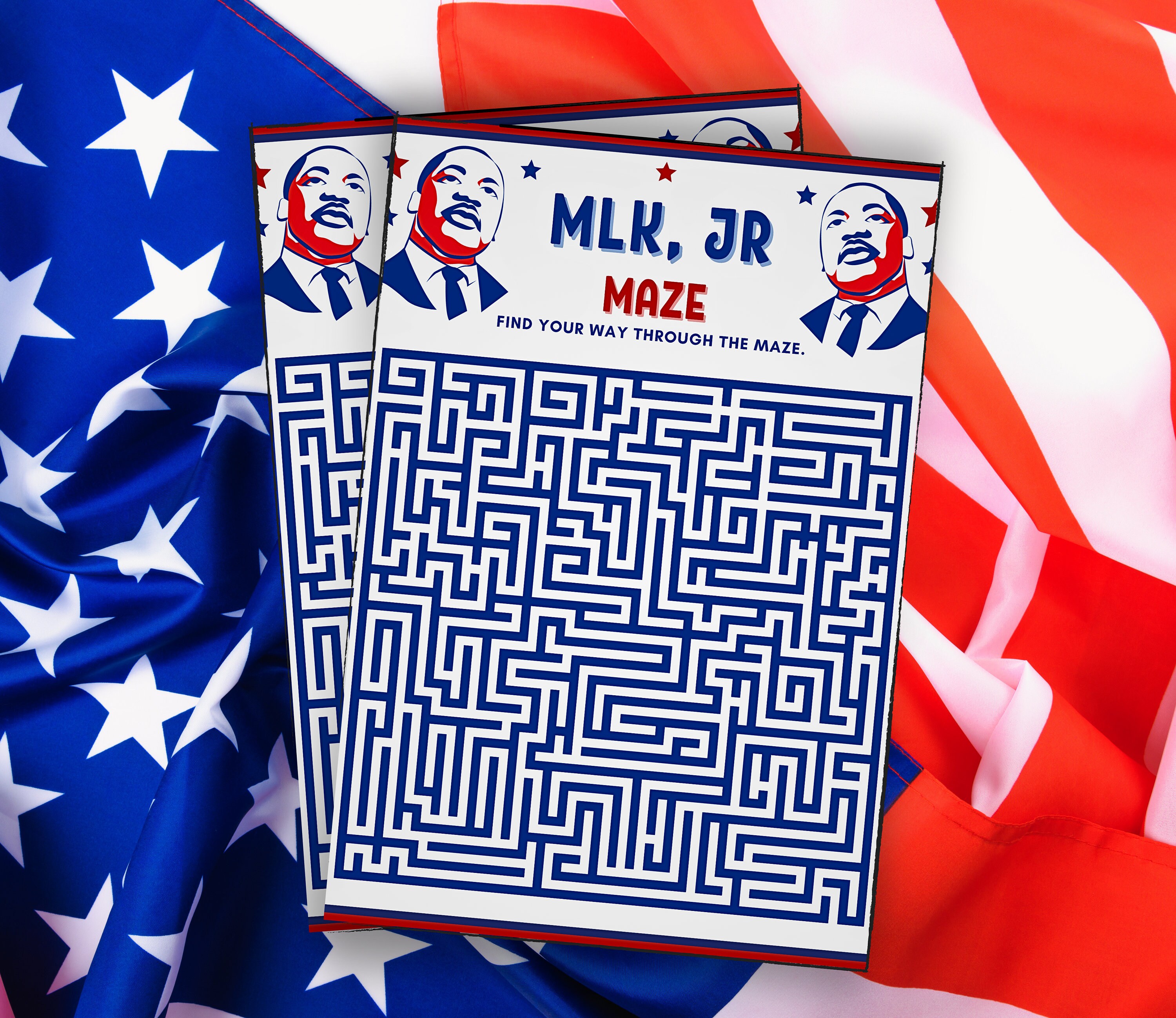 MLK Maze Game, Maze, Martin Luther King Day, MLK, Martin Luther King ...