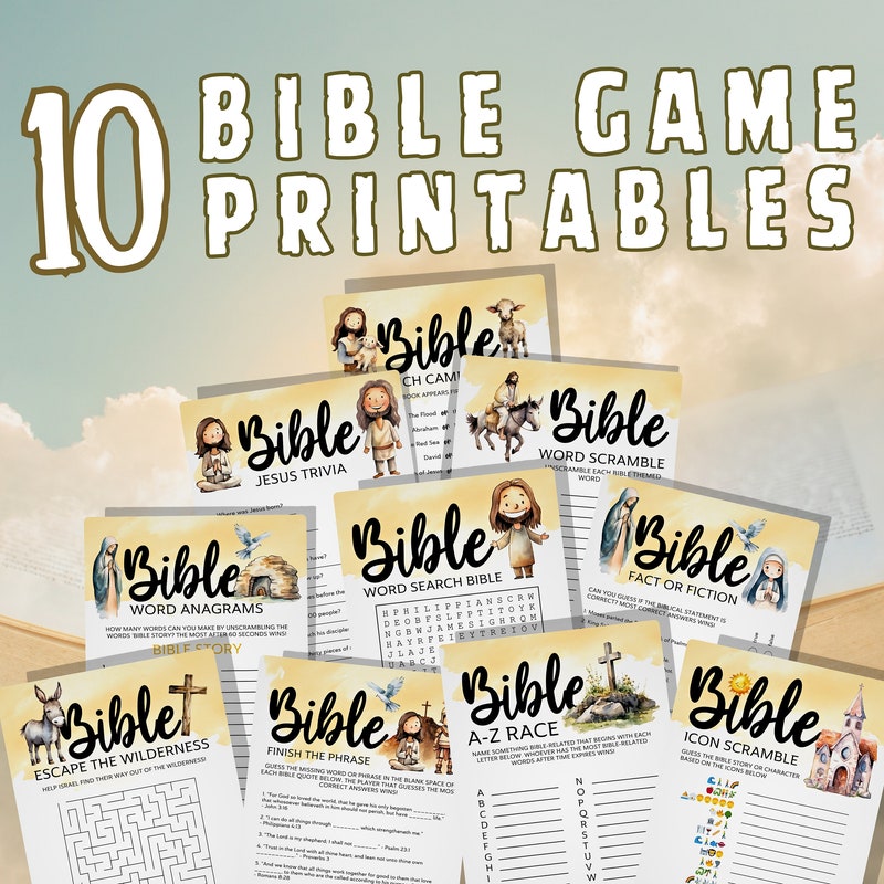 Bible Games - Etsy