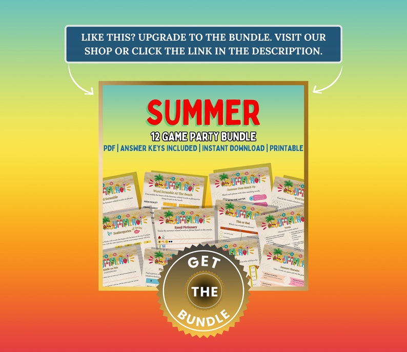 Summer Word Search Game, Word Search, Kids Summer Game, Word Search ...