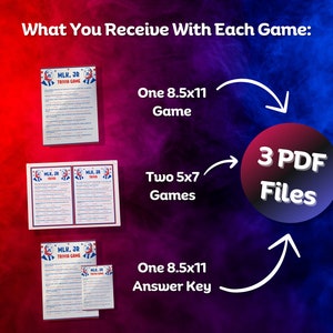 MLK 5 Game Bundle, Martin Luther King, MLK, Martin Luther King Day ...
