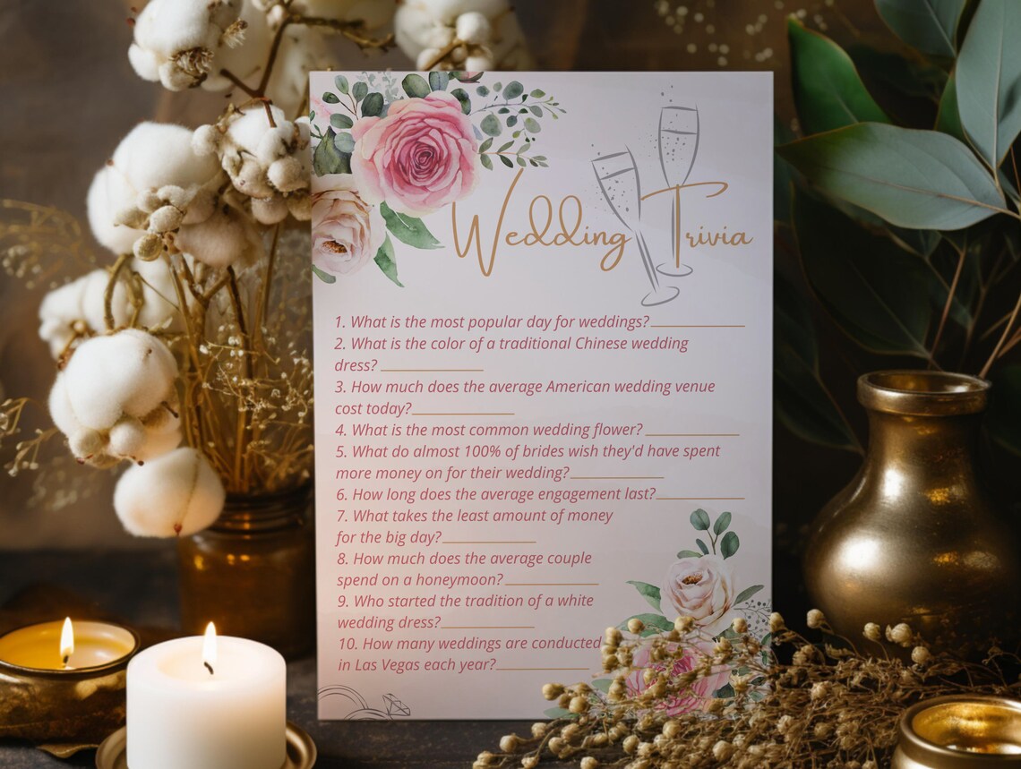 Wedding Trivia Game, Wedding Feud, Bridal Family Feud, Fun Wedding ...