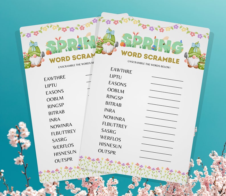 Spring Game Bundle, Spring Games, Fun Activities for Spring, Springtime ...