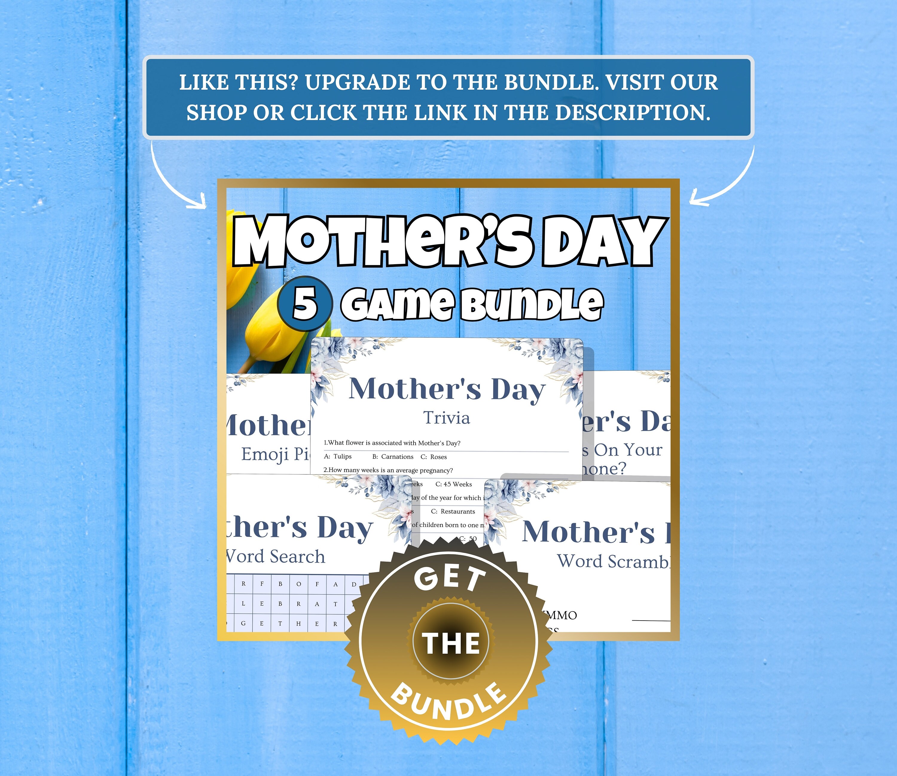 Mothers Day Trivia Printable, Mothers Day Game, Games for Mothers Day ...
