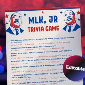 MLK 5 Game Bundle, Martin Luther King, MLK, Martin Luther King Day ...