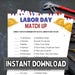 Labor Day Match up Game, Match up Printable, Work Party Game ...