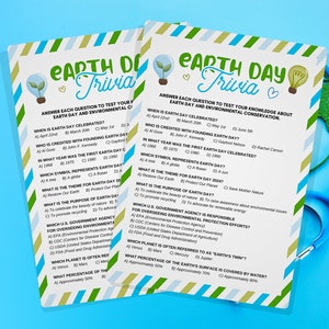 Earth Day Trivia, Trivia Game for Earth Day, Earth Day is Everyday ...