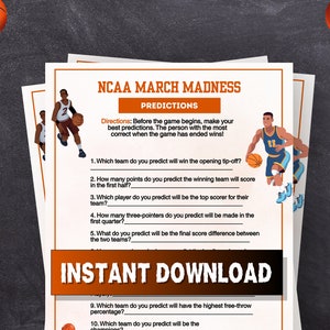 March Madness Predictions, March Madness, Winner Prediction, NCAA ...