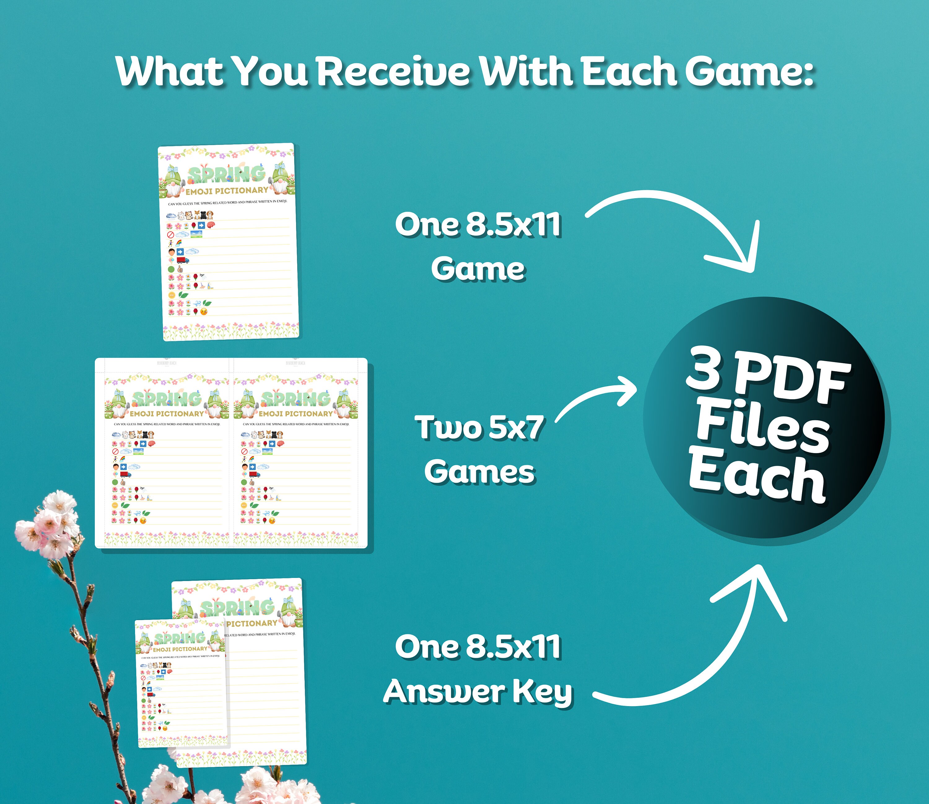 Spring Game Bundle, Spring Games, Fun Activities for Spring, Springtime ...