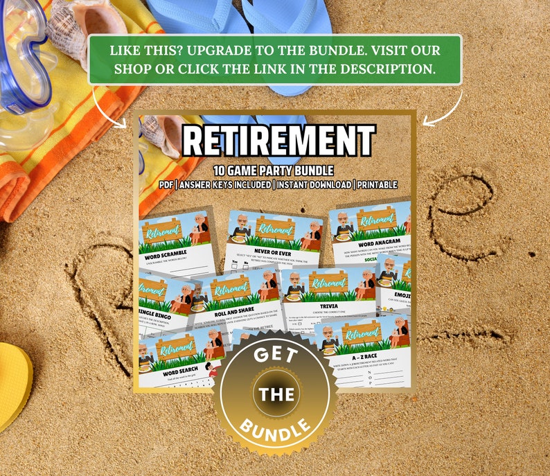 Retirement Word Scramble Game, Word Scramble, Fun Retirement Activity ...