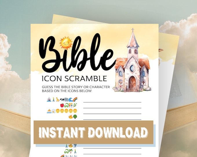 Church Games Bible Game for Adults Christian Youth Group Quiz Bible ...