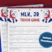 MLK Trivia Game, Martin Luther King, MLK, Martin Luther King Day ...