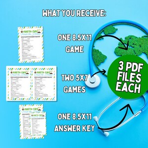 Earth Day Finish the Phrase Game, Single Earth Game, Green Future Games ...
