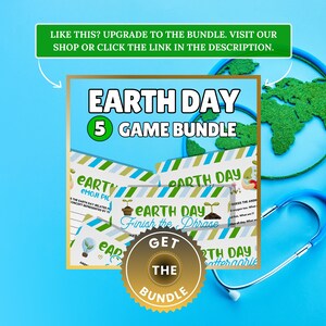 Earth Day Finish the Phrase Game, Single Earth Game, Green Future Games ...
