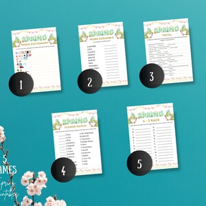 Spring Game Bundle, Spring Games, Fun Activities for Spring, Springtime ...