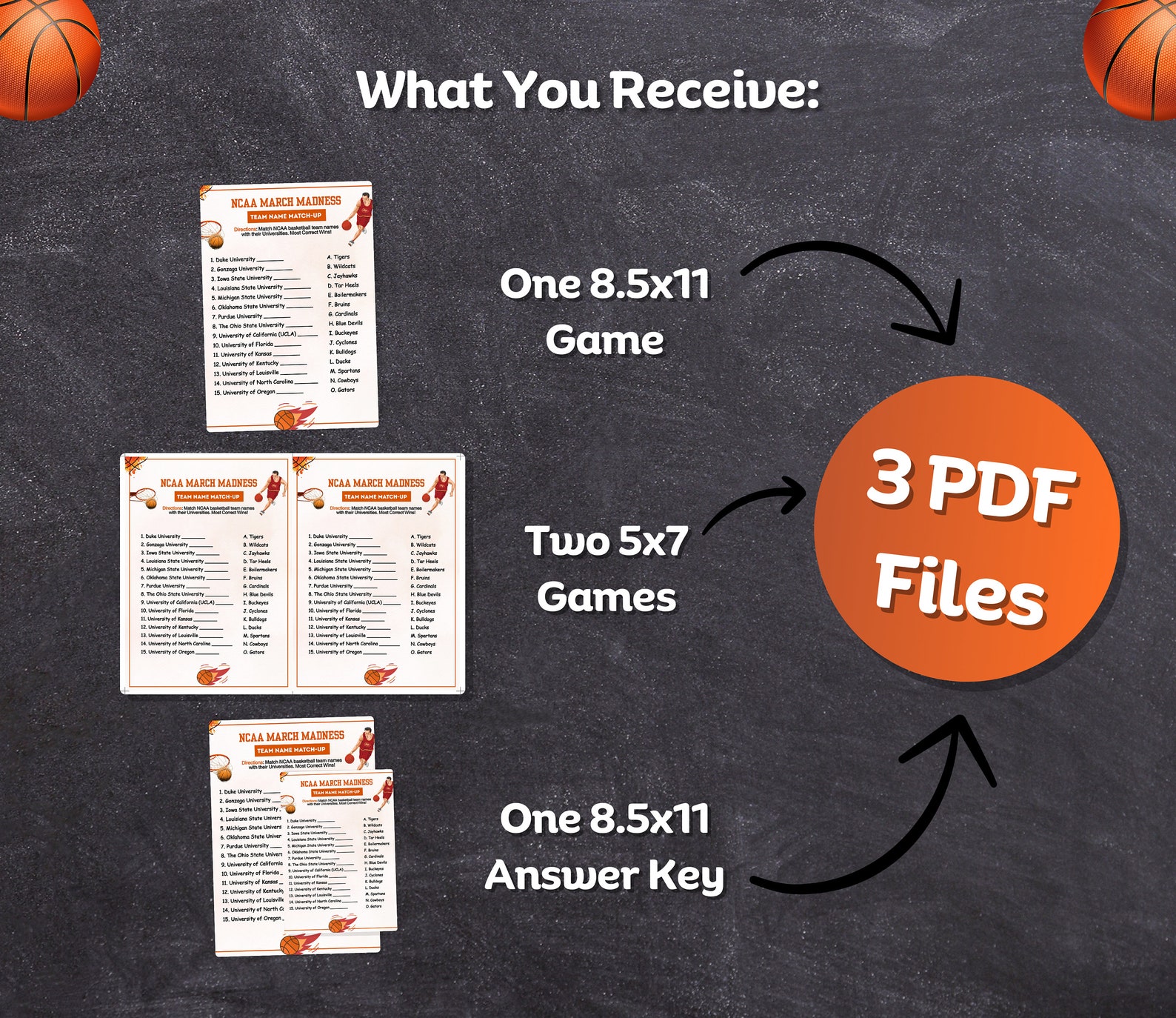 March Madness Team Name Match Up, NCAA Team Game, NCAA Games, March ...