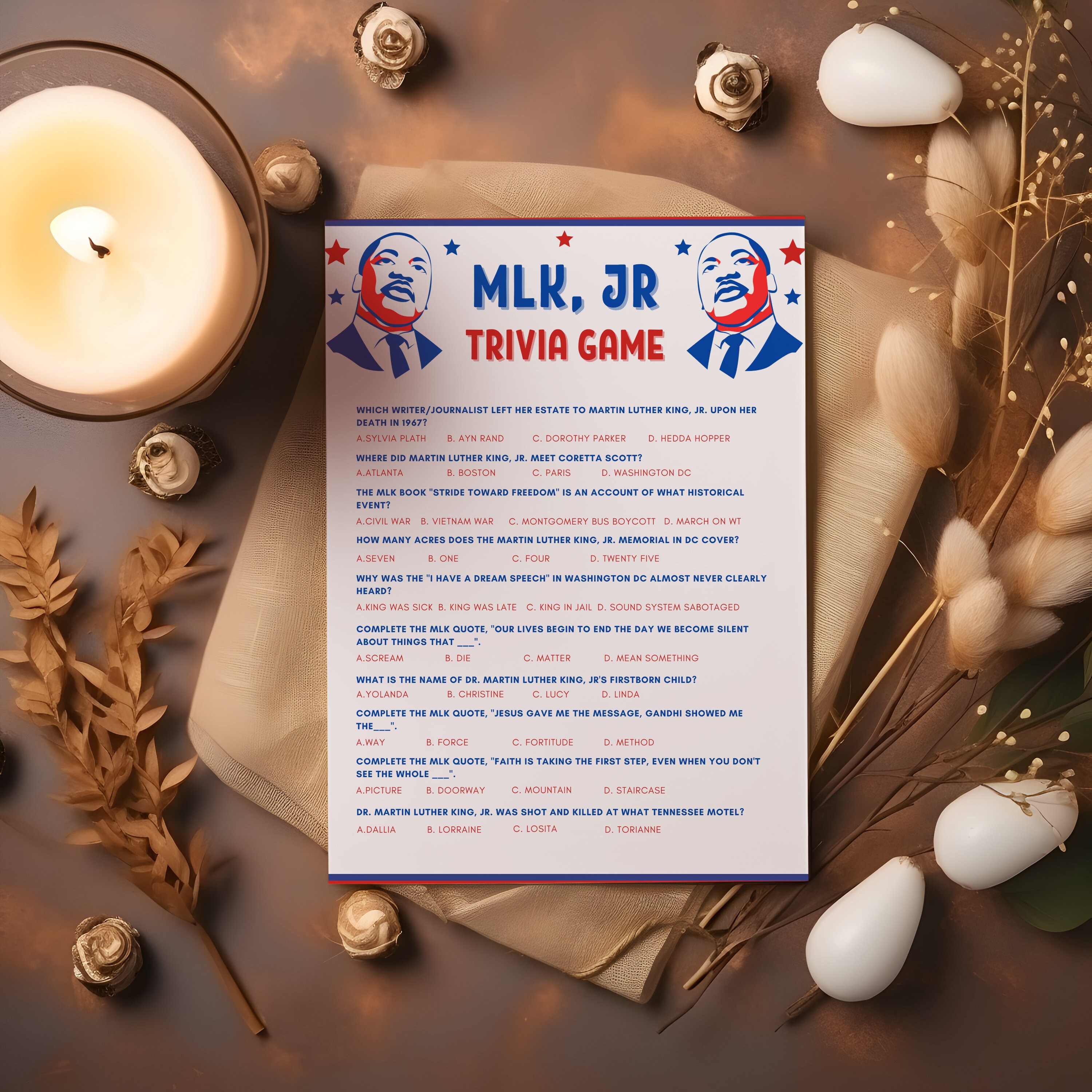 MLK 5 Game Bundle, Martin Luther King, MLK, Martin Luther King Day ...