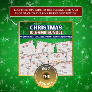 Christmas Word Scramble Game, Word Scramble Game, Fun Christmas Game ...
