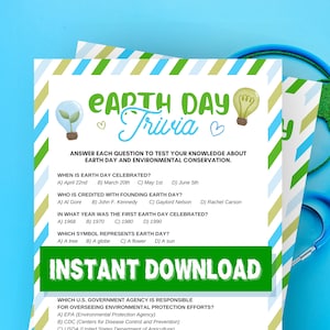 Earth Day Trivia, Trivia Game for Earth Day, Earth Day is Everyday ...