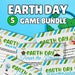 Earth Day Game Bundle, Earth Day Games, Zero Waste, Earth Day Activity ...