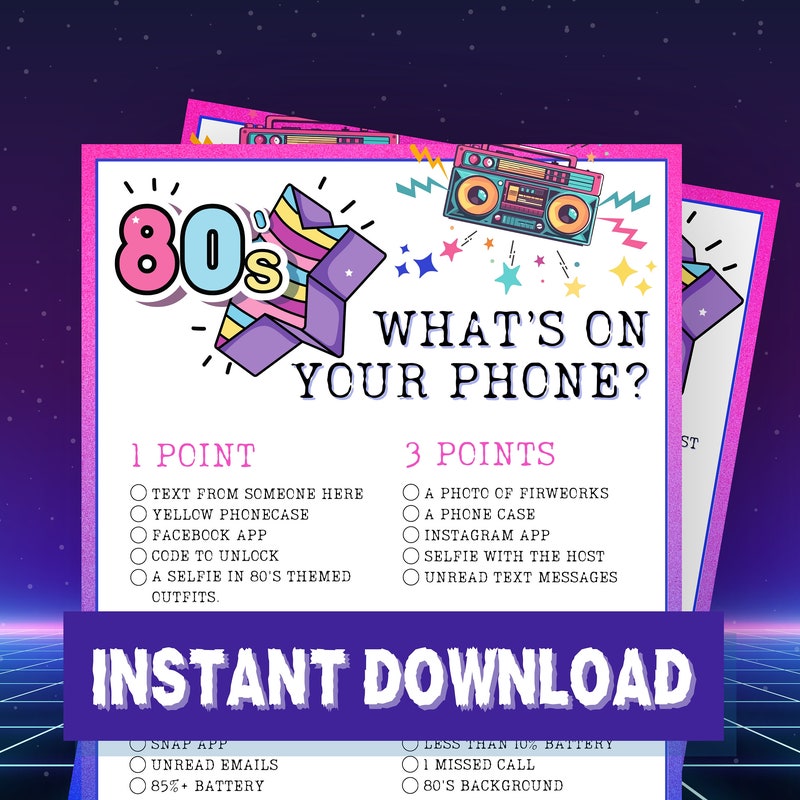 Whats on Your Phone Game - Etsy