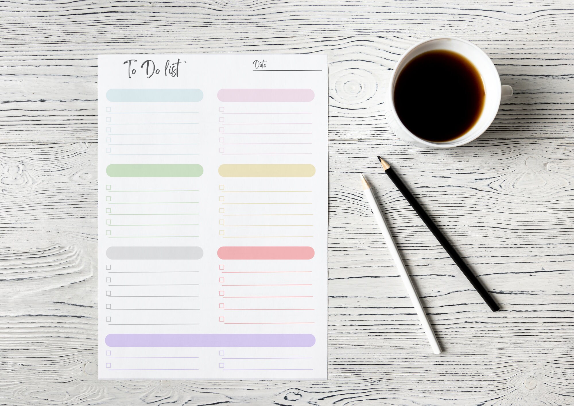 To Do List, to Do List Template, Blank to Do List, Printable ...