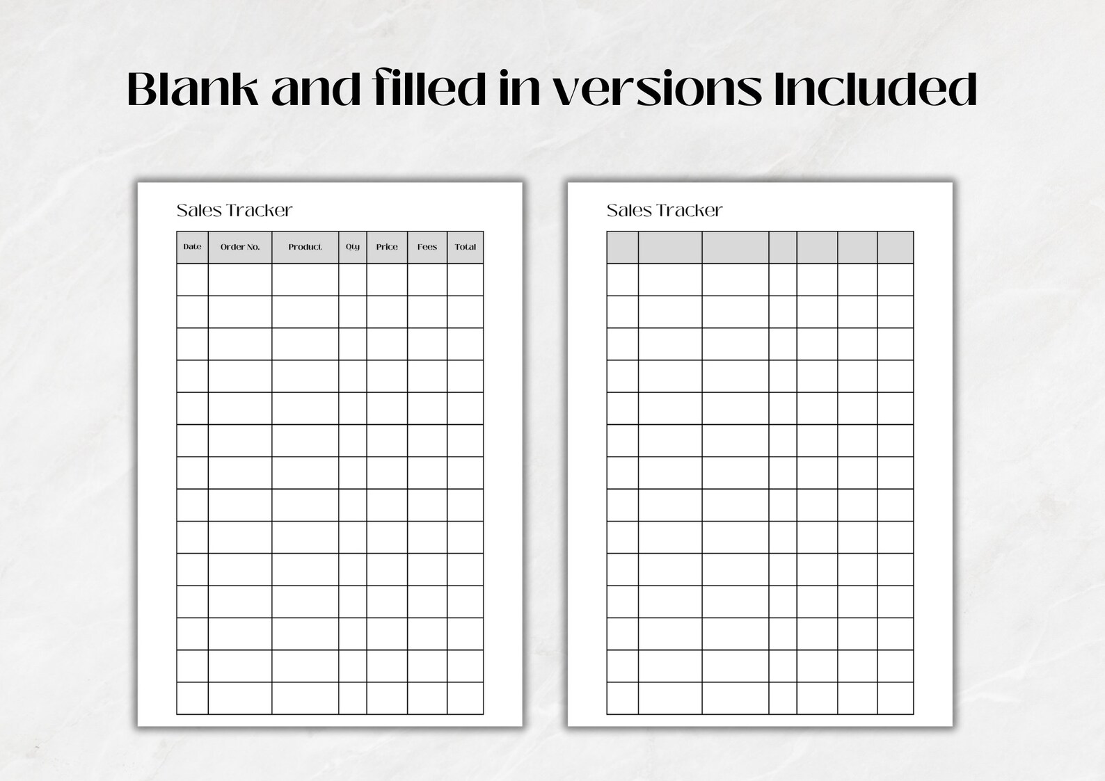 Sales Tracker Printable, Sales Log, Sales Record, Business Sales ...