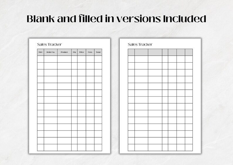 Sales Tracker Printable, Sales Log, Sales Record, Business Sales ...