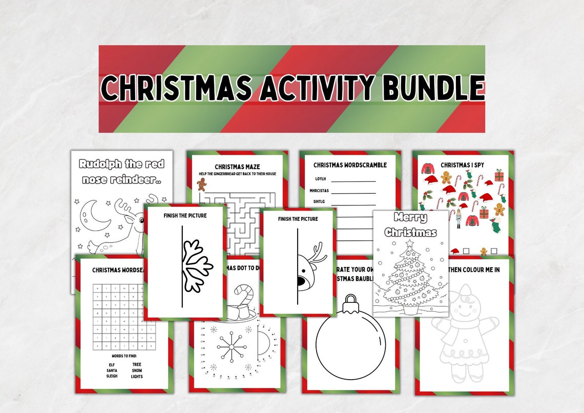Christmas Activities, Christmas Colouring, Kids Activities, Christmas ...