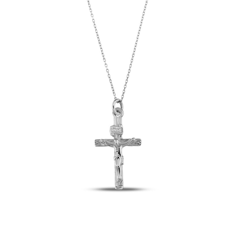 14K Gold Christian Cross Necklace Women's Protection Jewelry Mother's ...