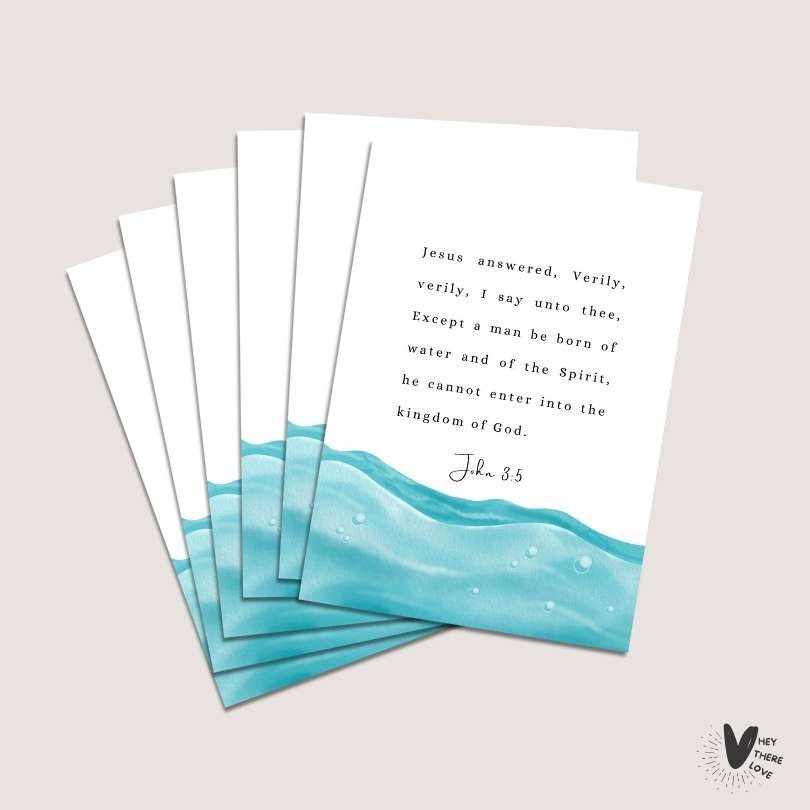 Baptism Scriptures Printable Download, Church of Jesus Christ of Latter ...