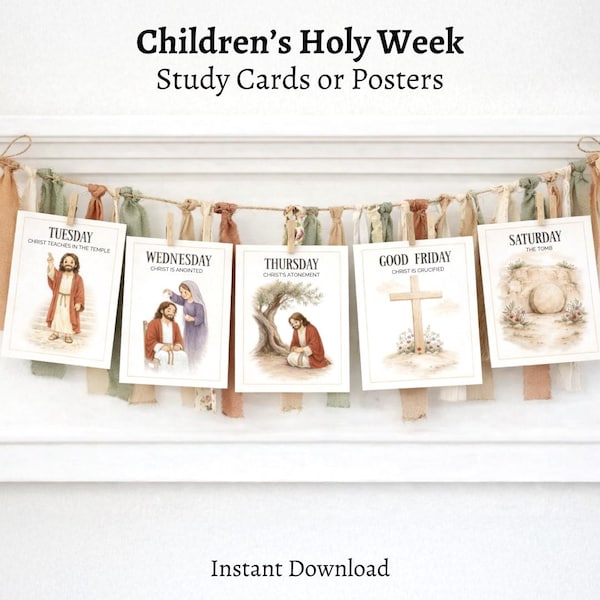 Holy Week Posters - Etsy UK
