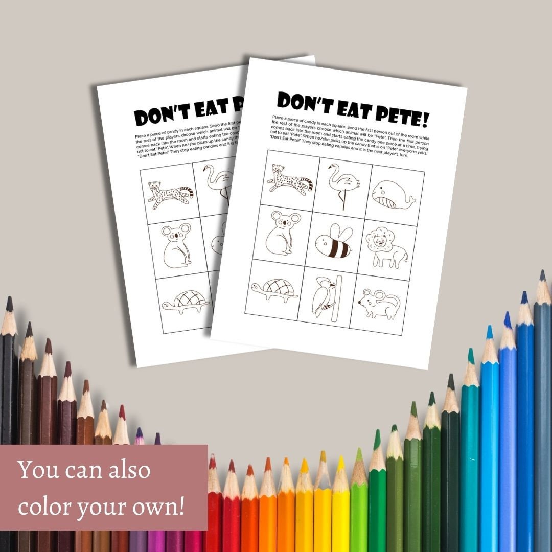 Don't Eat Pete, Family Home Evening Game Night, Candy Game, Kids ...