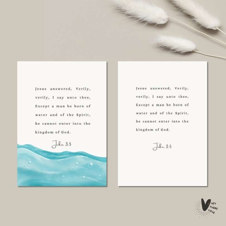 Baptism Scriptures Printable Download, Church of Jesus Christ of Latter ...