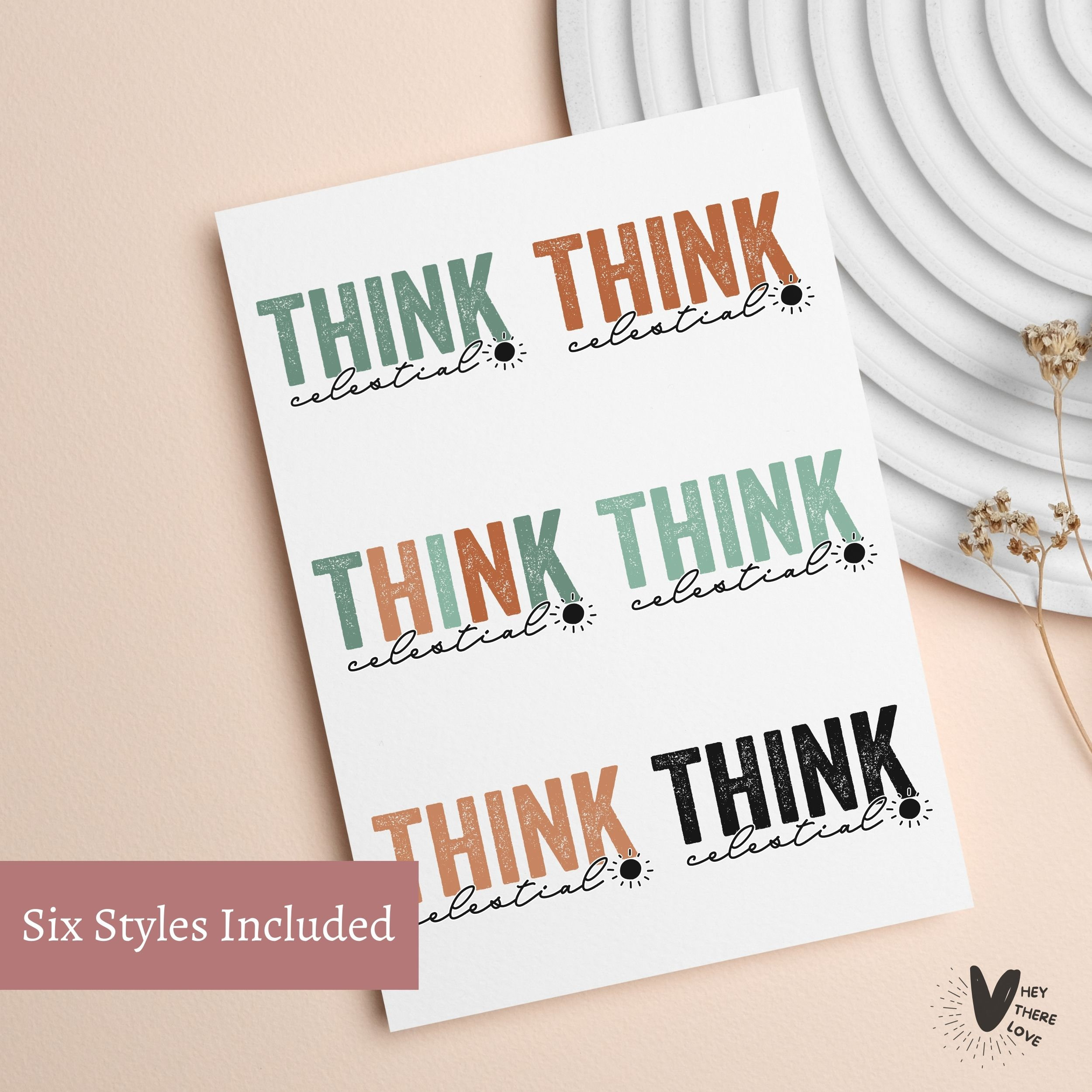 Think Celestial Printable Download, Church of Jesus Christ of Latter ...