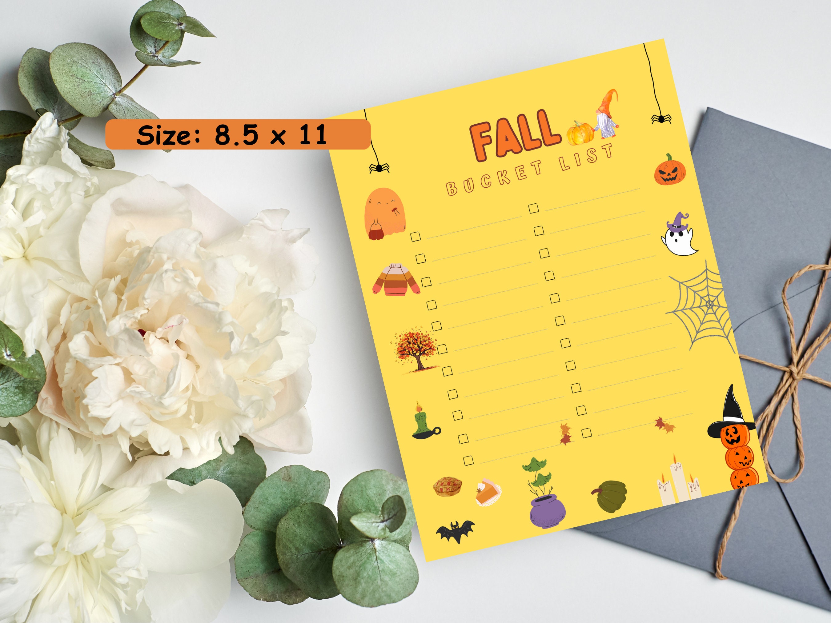 Editable Fall Bucket List Printable, Family Bucket List, Fall Bucket ...