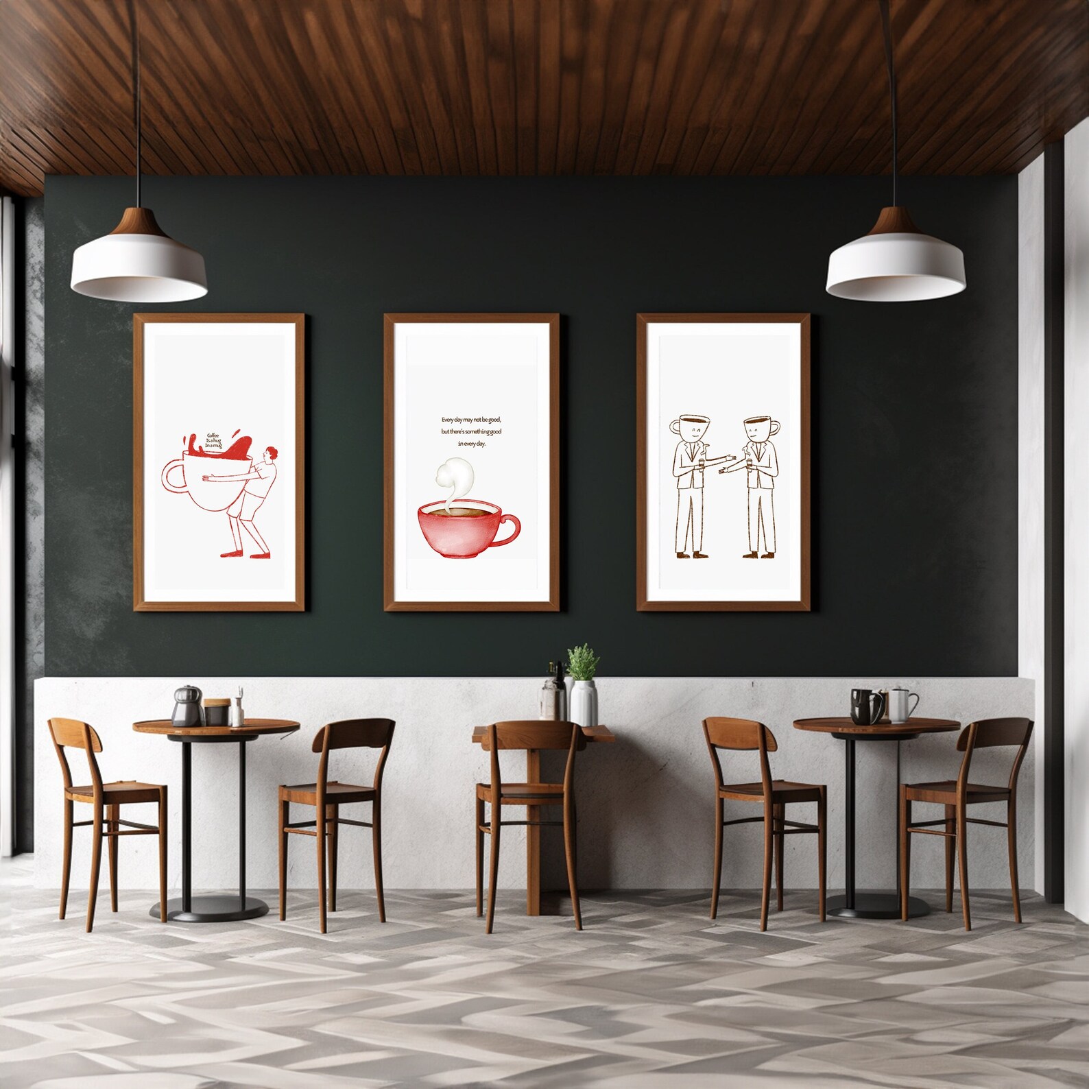 Coffee Lover Wall Art Printable Coffee Wall Art Set Coffee Love Digital ...