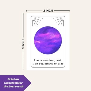 Quitting Affirmation Cards Printable Card Quitting Support Cards Self ...